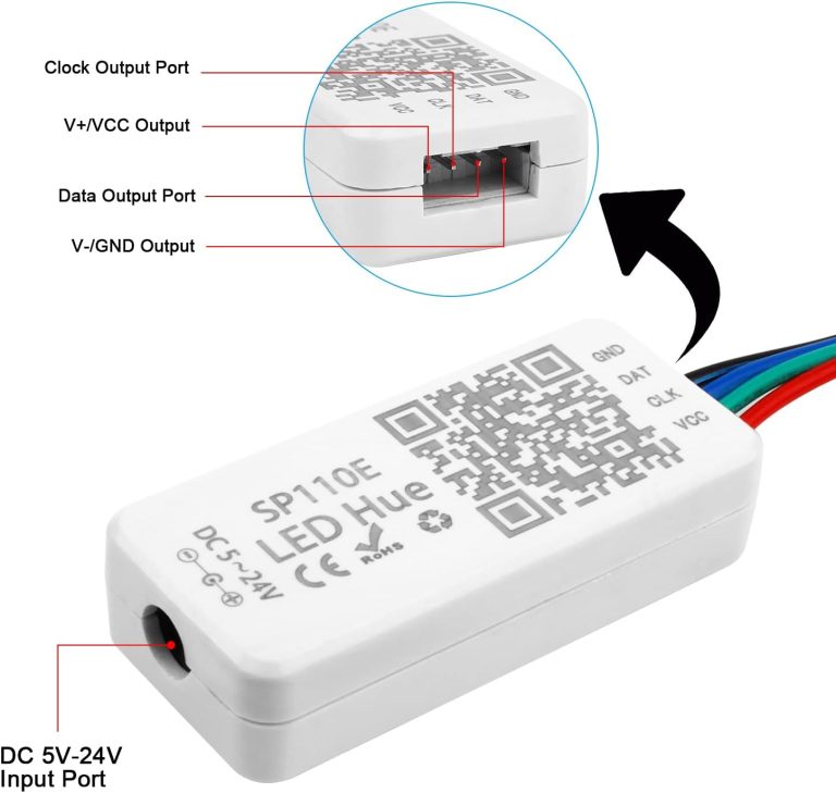کنترلر بلوتوثی SP110E با قابلیت کنترل 1024 پیکسل